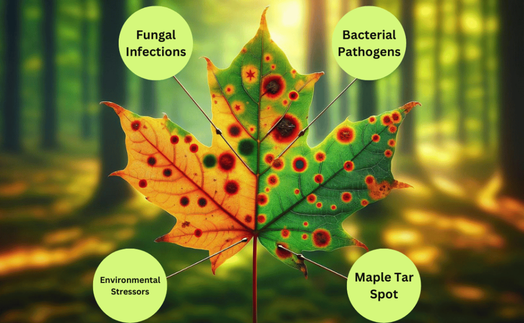 Black Spots on Maple Leaves | Strobert Tree Services