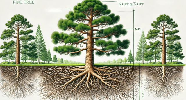 Pine Tree Root System | Strobert Tree Services