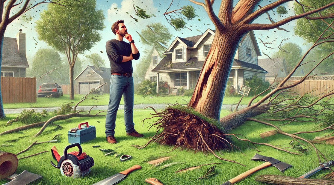 Can a Partially Uprooted Tree Be Saved | Strobert Tree Services